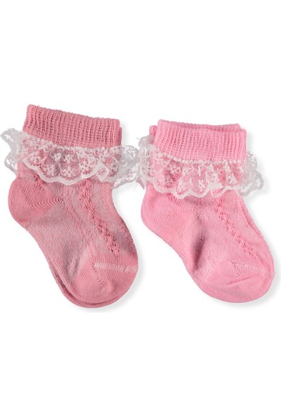 Aziz Bebe Dantelli Çorap