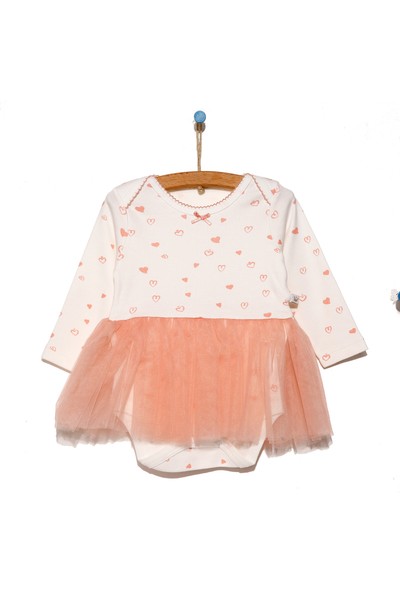 For My Baby Puanlı Tüllü Elbise Body