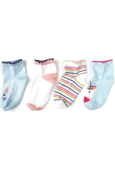 Hello Baby Kedi 4'lü Soket Çorap