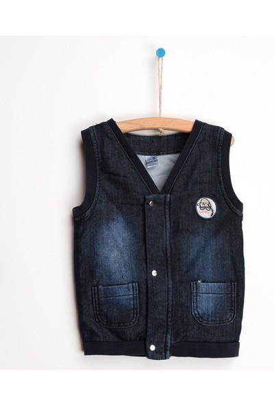 Babyz Kunduz Denim Tek Yelek Babyz Kunduz Denim Tek Yelek