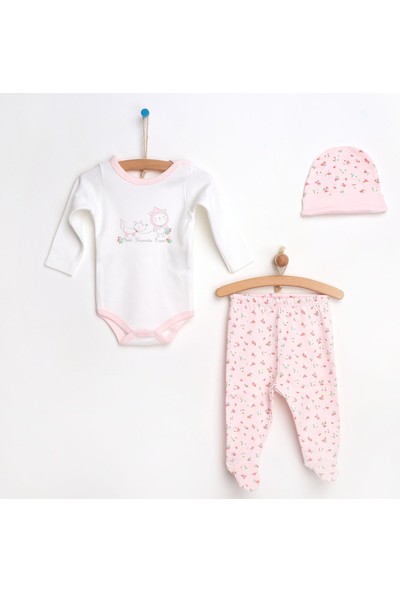 Bambaki Sevimli Dostlar Body-Patikli Alt-Şapka Bambaki Sevimli Dostlar Body-Patikli Alt-Şapka