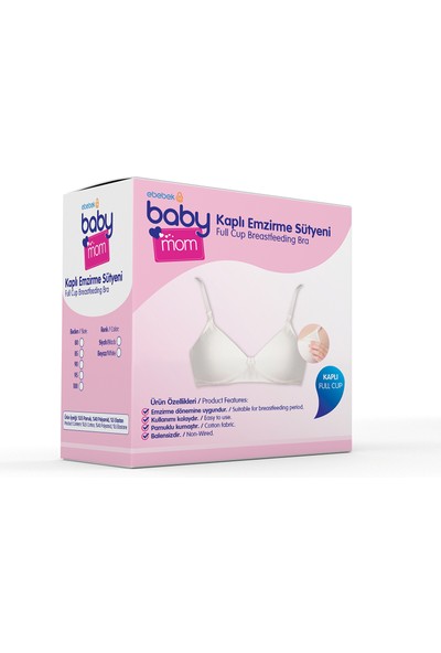 Baby Mom Baby Mom Penye Emzirme Sütyeni - Kaplı Baby Mom Baby Mom Penye Emzirme Sütyeni - Kaplı
