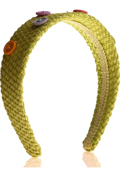 Crazy Kids Düğmeli Keten Taç