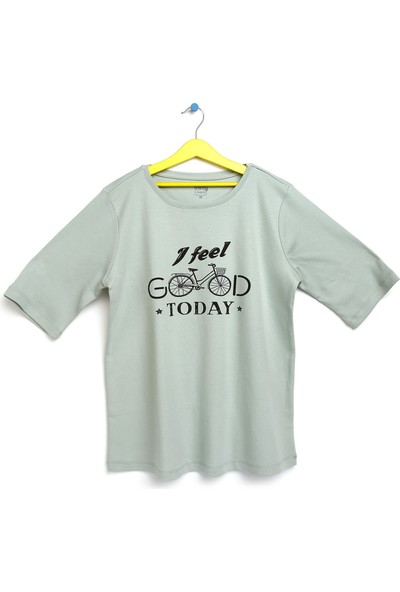 Baby Mom Babymom Yazı Baskılı Hamile Yarım Kol Tshirt