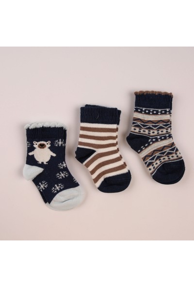 Aziz Bebe 3'lü Soket Çorap