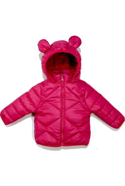 Midimod Kız Bebek Kulaklı Mont
