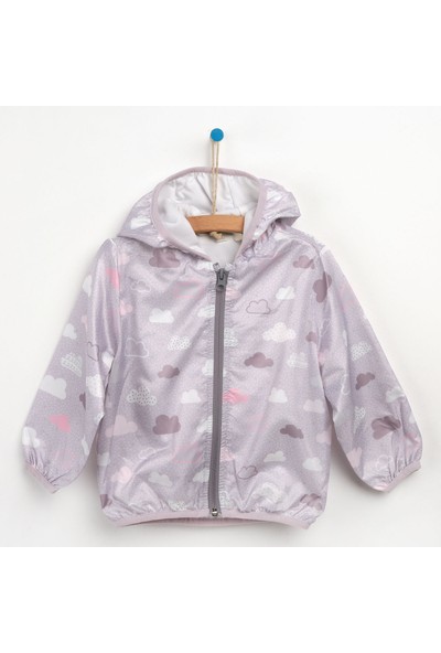 Midimod Bulut Baskılı Yağmurluk