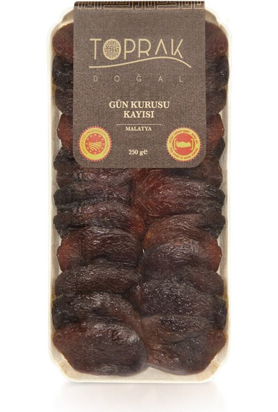 Toprak Doğal Gün Kurusu Kuru Kayısı 250 G Malatya Toprak Doğal Gün Kurusu Kuru Kayısı 250 G Malatya