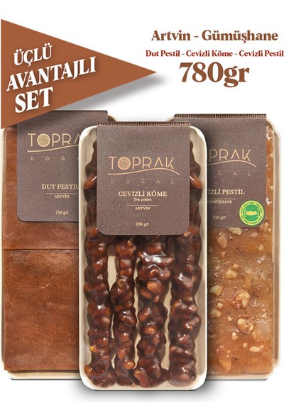 Toprak Doğal Pestil & Köme Ekonomik Set 1