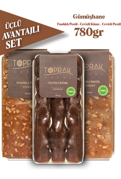 Toprak Doğal Pestil & Köme Ekonomik Set 2