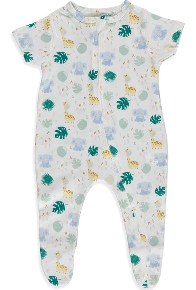 Hello Baby Yaz Bebek Basic Empirme Baskılı Tulum