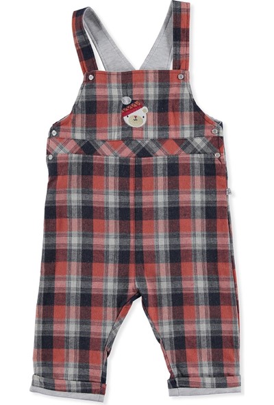 Babyz Ayıcık Pamuklu Duble Tek Salopet Babyz Ayıcık Pamuklu Duble Tek Salopet