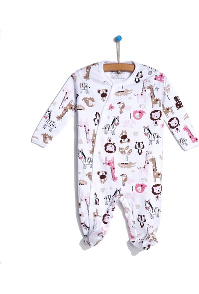 Hello Baby Kız Bebek Patikli Tulum