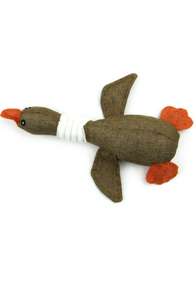 Yunanming Kaz Şeklinde Sesli Isırmaya Dayanıklı Direnç Evcil Hayvan Oyuncağı (Yurt Dışından)