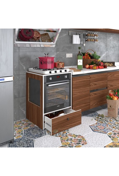 Kenzlife ankastre modülü kabini sezyum cvz fırın ocak dolabı çekmeceli sabit tabla Kenzlife ankastre modülü kabini sezyum cvz fırın ocak dolabı çekmeceli sabit tabla