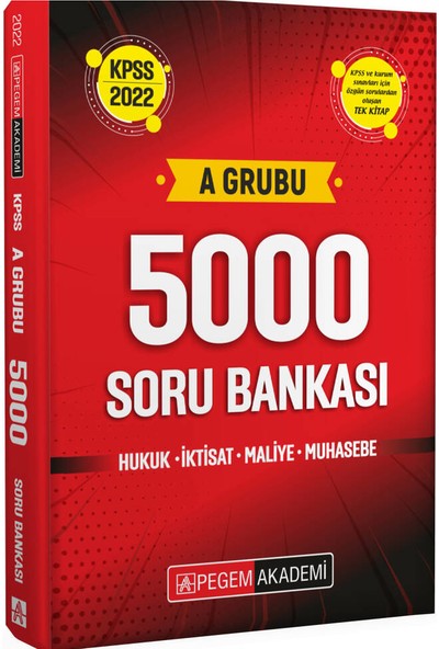 Pegem Akademi Yayıncılık 2022 KPSS A Grubu 5000 Soru Bankası Pegem Akademi Yayıncılık 2022 KPSS A Grubu 5000 Soru Bankası