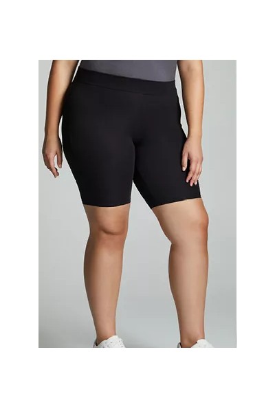 Yabgu Kadın Büyük Beden Toparlayıcı Günlük Spor Şort Tayt Siyah