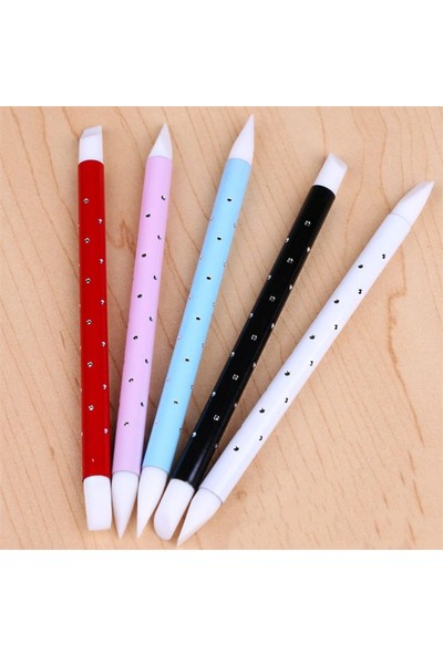 Pinpai Çift Taraflı Nail Art Silikon Fırça Seti C006