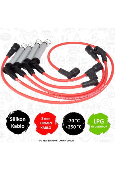 Tork 1612558 - Opel Vectra A 1.8 2.0 - Buji Kablosu