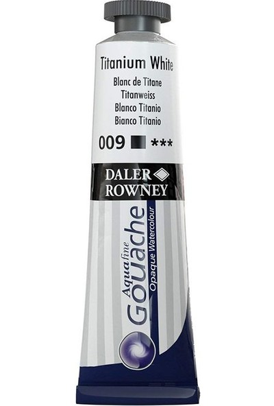 Daler Rowney Aquafine Opak Guaj Boya 15ML 009 Titanium White Daler Rowney Aquafine Opak Guaj Boya 15ML 009 Titanium White