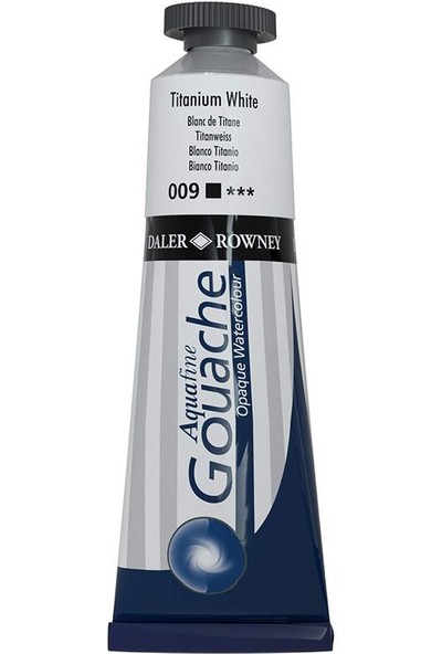 Daler Rowney Aquafine Opak Guaj Boya 38ML 009 Titanium White Daler Rowney Aquafine Opak Guaj Boya 38ML 009 Titanium White