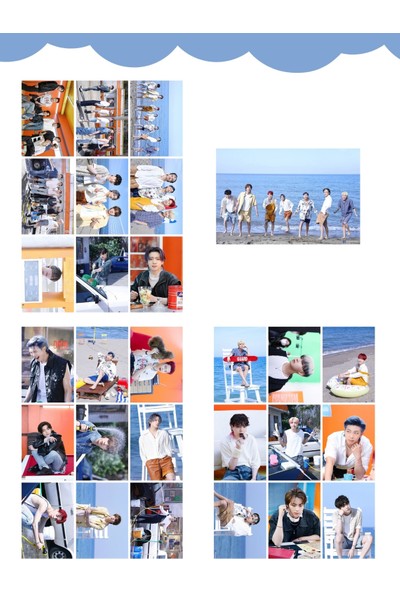 Kpop Dünyası Bts Butter Concept Photo Sketch Fotokart Seti