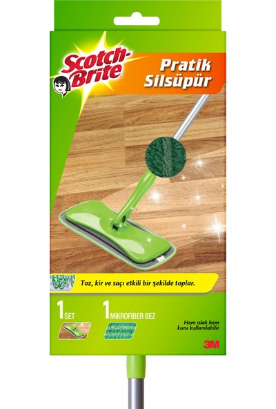 Scotch-Brite Mikrofiber Pratik Sil Süpür Scotch-Brite Mikrofiber Pratik Sil Süpür