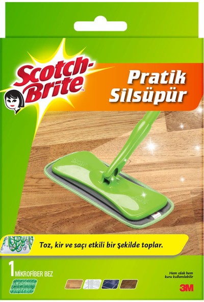 Scotch Brite Cırt Cırt Mikrofiber Yer Temizlik Sistemi Yedek Bez kk Scotch Brite Cırt Cırt Mikrofiber Yer Temizlik Sistemi Yedek Bez kk
