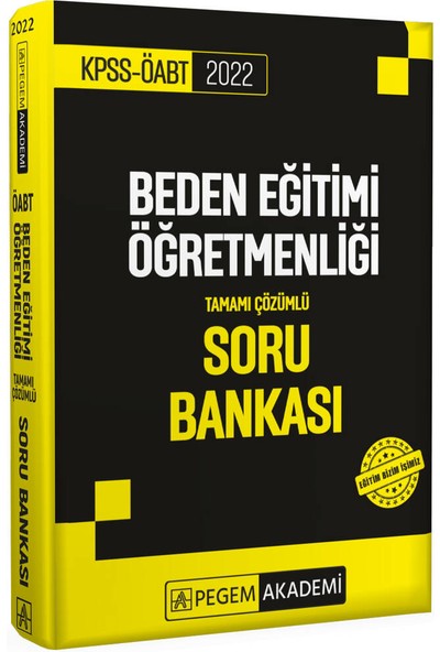 Pegem Akademi Yayınları 2022 KPSS ÖABT Beden Eğitimi Soru Bankası Pegem Akademi Yayınları 2022 KPSS ÖABT Beden Eğitimi Soru Bankası