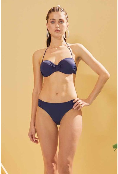 Sunlife Lacivert Boş Kaplı Straplez Bikini Sunlife Lacivert Boş Kaplı Straplez Bikini