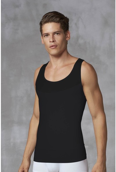 Doreanse 5965 Erkek Siyah Korseli Atlet