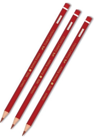 Faber-Castell Kopya Kalemi Kırmızı 3'lü