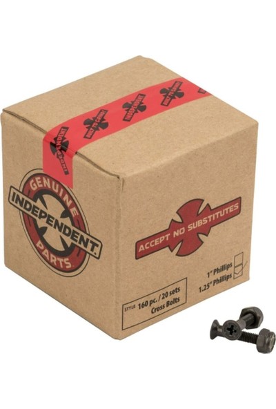 Independent Cross Phillips 1.25 Siyah Kaykay Vida Independent Cross Phillips 1.25 Siyah Kaykay Vida