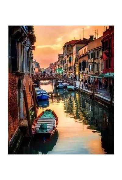 Shelly Pop Art Venedik Rüyası Tuval Seti 40 x 50 cm