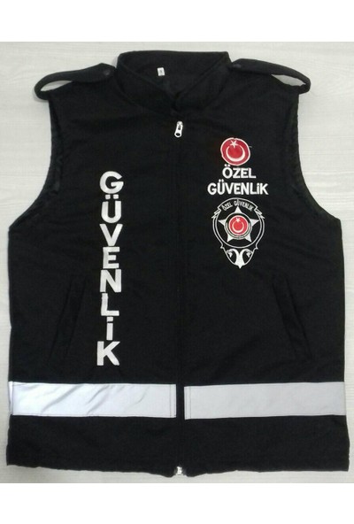 Aldatmaz Yazıları Nakış Işlemeli Özel Güvenlik Yeleği S Aldatmaz Yazıları Nakış Işlemeli Özel Güvenlik Yeleği S