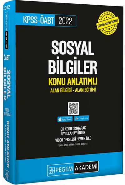 Pegem Akademi Yayınları 2022 KPSS ÖABT Sosyal Bilgiler Konu Anlatımlı Pegem Akademi Yayınları 2022 KPSS ÖABT Sosyal Bilgiler Konu Anlatımlı