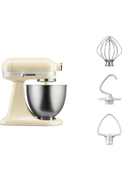 Kitchenaid 3,3 L Mini Stand Mikser 5KSM3311X Almond Cream-Eac Kitchenaid 3,3 L Mini Stand Mikser 5KSM3311X Almond Cream-Eac