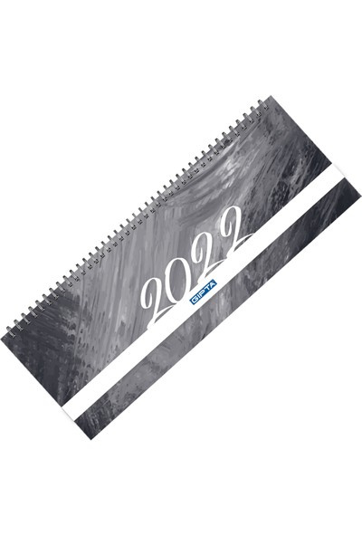 Gıpta Brite 2022 Haftalık Spiralli Masa Takvimi 12 x 33 cm 504-BTK Siyah Gıpta Brite 2022 Haftalık Spiralli Masa Takvimi 12 x 33 cm 504-BTK Siyah