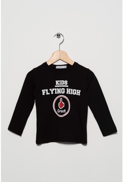 Zepkids Erkek Çocuk Flying Baskılı Uzun Kollu Tshirt 2-5 Yaş Zepkids Erkek Çocuk Flying Baskılı Uzun Kollu Tshirt 2-5 Yaş