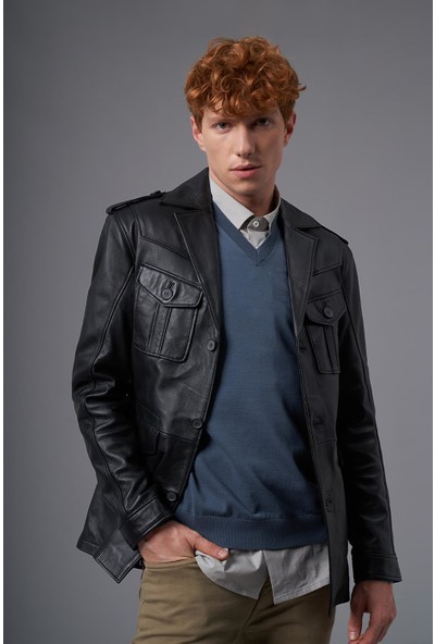 Dericompany Alessandro Siyah Deri Mont 111573