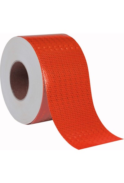 Badem10 Reflektörlü Reflektif Fosforlu Şerit Bant 10 Cm Eninde Kırmızı Reflekte İkaz Bandı (10 METRE) Badem10 Reflektörlü Reflektif Fosforlu Şerit Bant 10 Cm Eninde Kırmızı Reflekte İkaz Bandı (10 METRE)