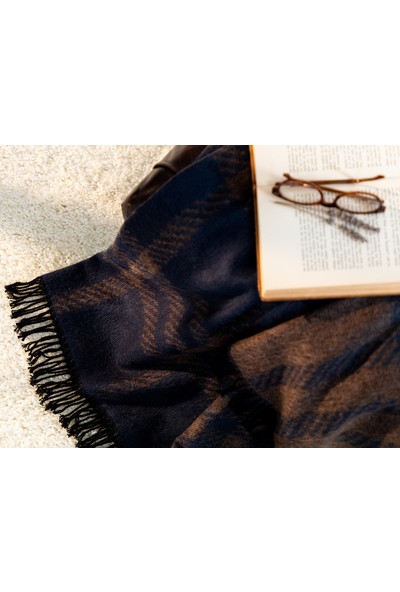 Madame Coco Katriane Tv Battaniyesi - Mavi - 130 x 170 cm.