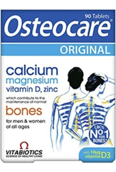 Osteocare Original 90 Tablet Kalsiyum Magnezyum D Vitamini Çinko Osteocare Original 90 Tablet Kalsiyum Magnezyum D Vitamini Çinko