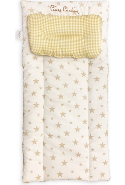 Pierre Cardin Lüks Nakışlı Alt Açma Minderi - Ekru