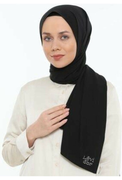 Levidor Kadın Siyah Aerobin Cazz Şal