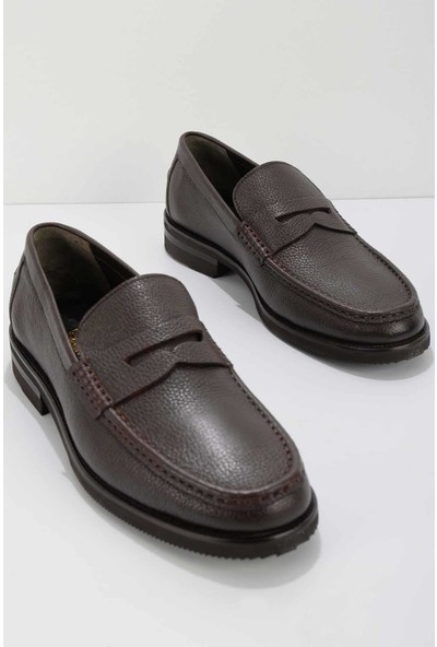 Bambi Kahve Erkek Loafer Ayakkabı