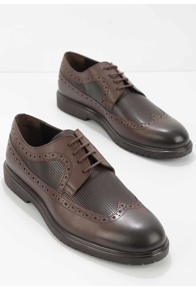 Bambi Kahve Erkek Oxford Ayakkabı