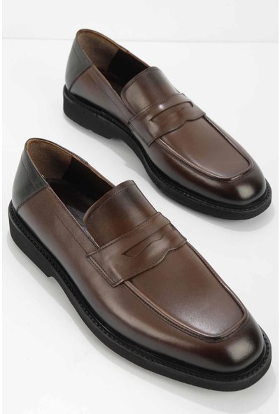 Bambi Taba Erkek Loafer Ayakkabı