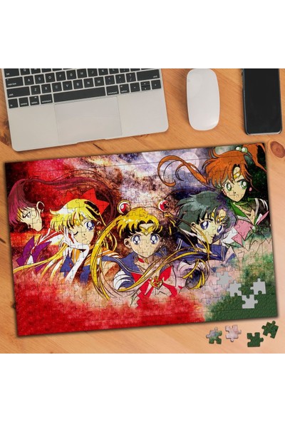 Asilmeydan Sailor Moon 240 Parça Puzzle YAPBOZ-76604