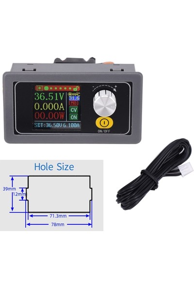 Carino İletişim Dc Dc Buck Dönüştürücü cc Cv Güç Modülü 0-36V 6A Ayarlanabilir Düzenlenmiş Güç (Yurt Dışından)